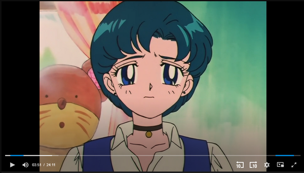 Sailor Moon - Ami concerned about Usagi's future - Key Master Setup ...
