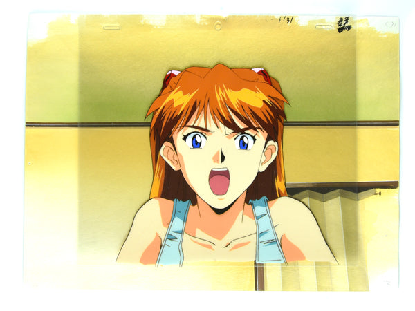 Neon Genesis Evangelion - Asuka yelling - Timeless Cel Gallery