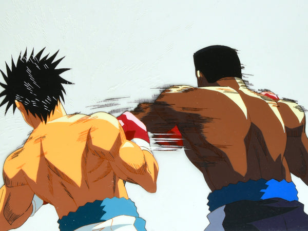 Hajime no Ippo - Ippo vs Jason Ozuma - 2-layer Production Cel w/ Douga ...