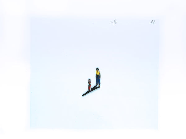 YuYu Hakusho - Yusuke & Genkai in the cave - Timeless Cel Gallery