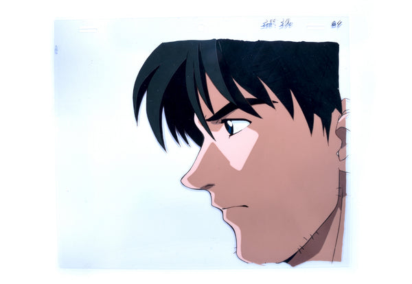 Neon Genesis Evangelion - Kaji close-up cel - Timeless Cel Gallery