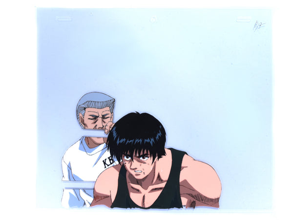 Hajime no Ippo - Miyata and his father - 1-layer Production Cel w/ Pri ...